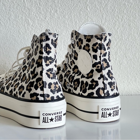 Converse | Shoes | Converse Chuck Taylor Lift Hi Top Platform Cheetah ...